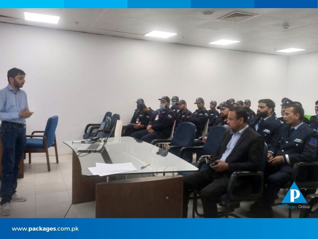 Training sessions were conducted for the security personnel at Packages ...