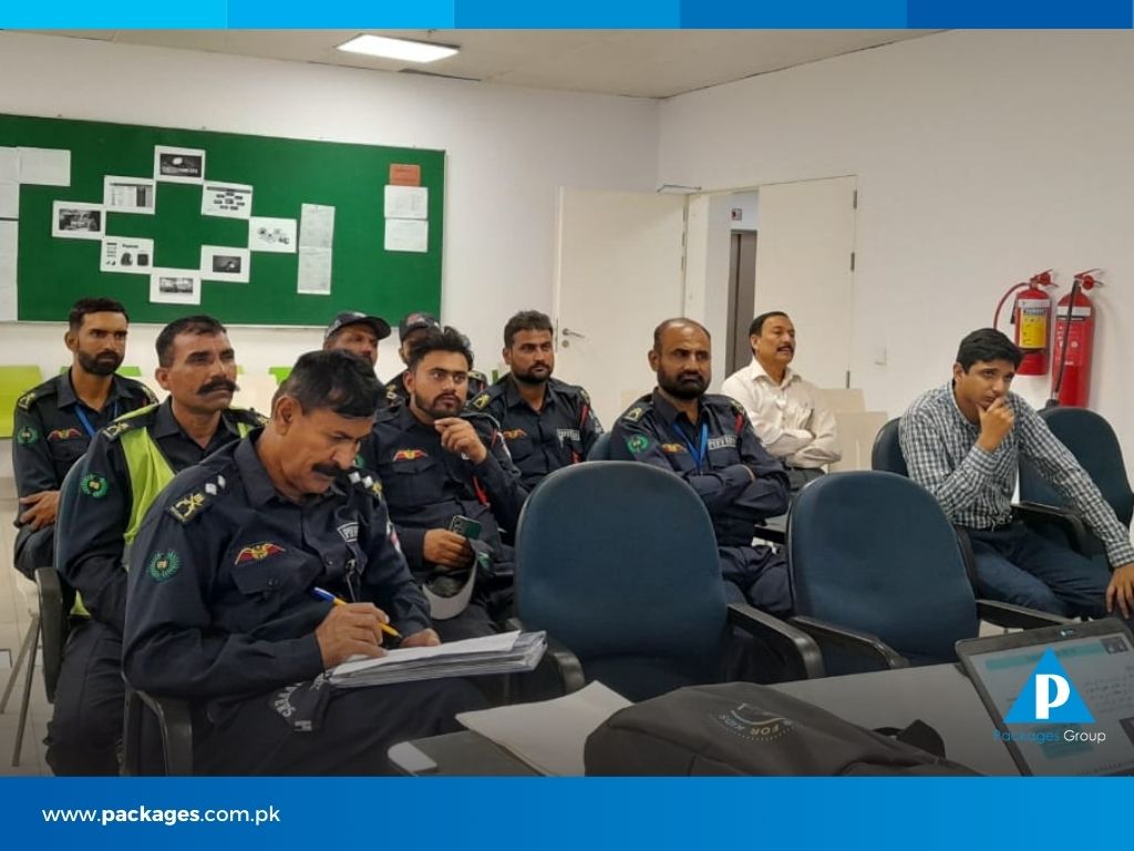 Training sessions were conducted for the security personnel at Packages ...