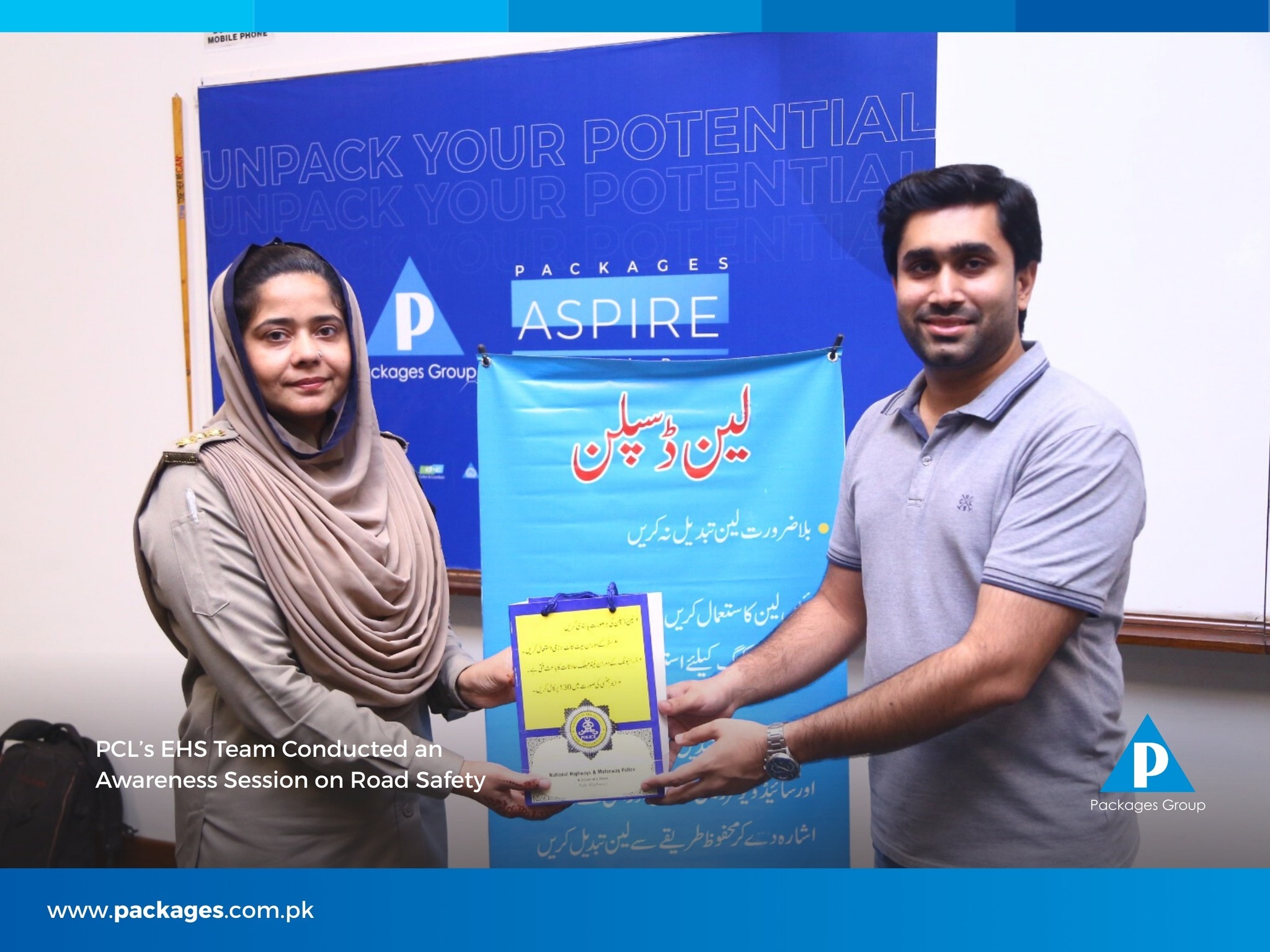 Packages Convertors Limited EHS team organzied a Road Safety Training ...